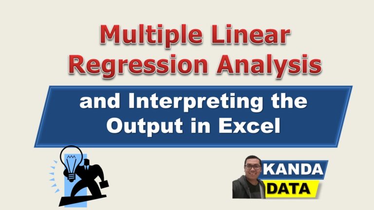 Multiple Linear Regression Analysis And Interpreting The Output In 4238