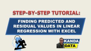Step-by-Step Tutorial: Finding Predicted and Residual Values in Linear Regression with Excel ...