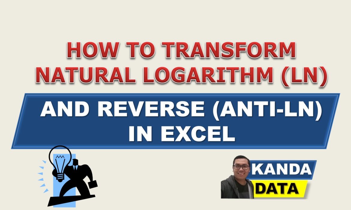 how to do reverse Ln in Excel Archives - KANDA DATA