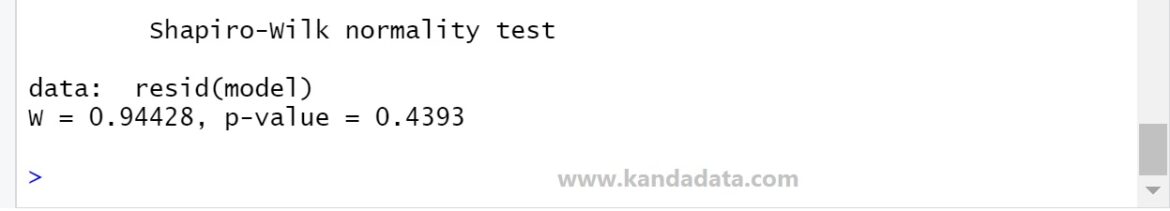 How To Test Normality Of Residuals In Linear Regression And Interpretation In R Part 4 Kanda