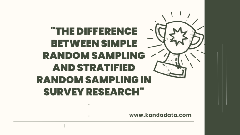 The Difference Between Simple Random Sampling and Stratified Random ...