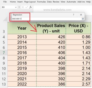 How to Perform Linear Regression Analysis Using Excel | A Complete Step ...