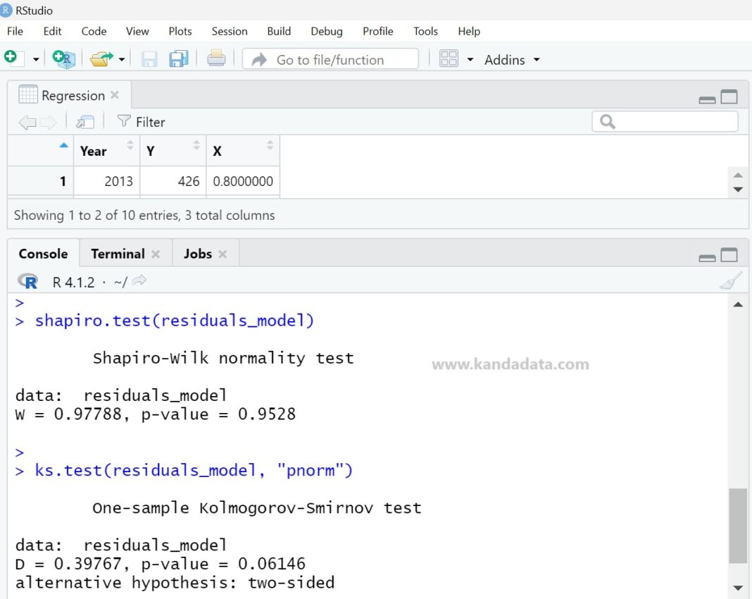 How to Test for Normality in Linear Regression Analysis Using R Studio ...