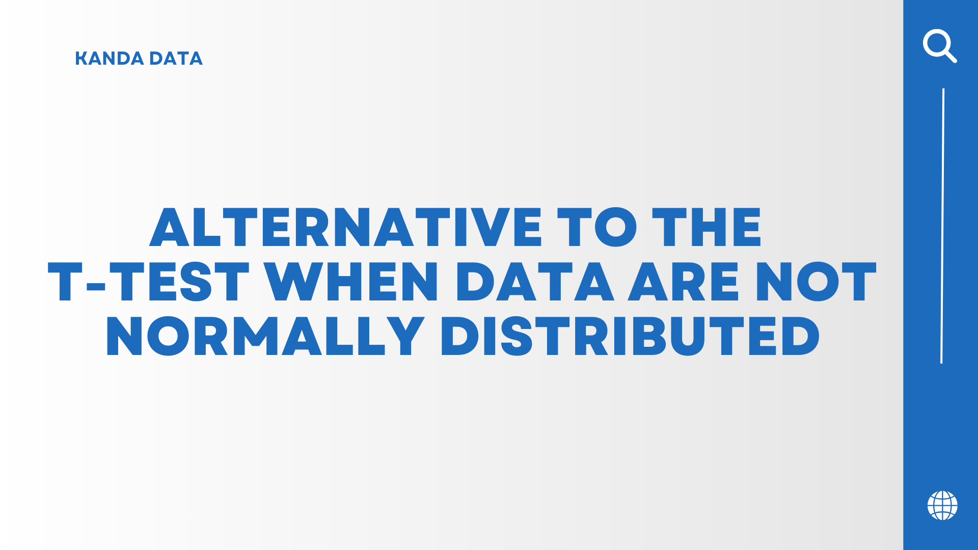 Alternative to the t-test When Data Are Not Normally Distributed ...